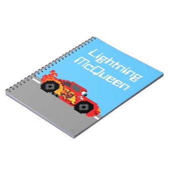 8-Bit Lightning McQueen Notebook | Zazzle