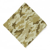 8 Bit Pixel Digital Desert Camouflage / Camo Bandana | Zazzle