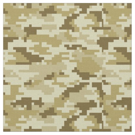 8 Bit Pixel Digital Woodland Camouflage / Camo Fabric | Zazzle