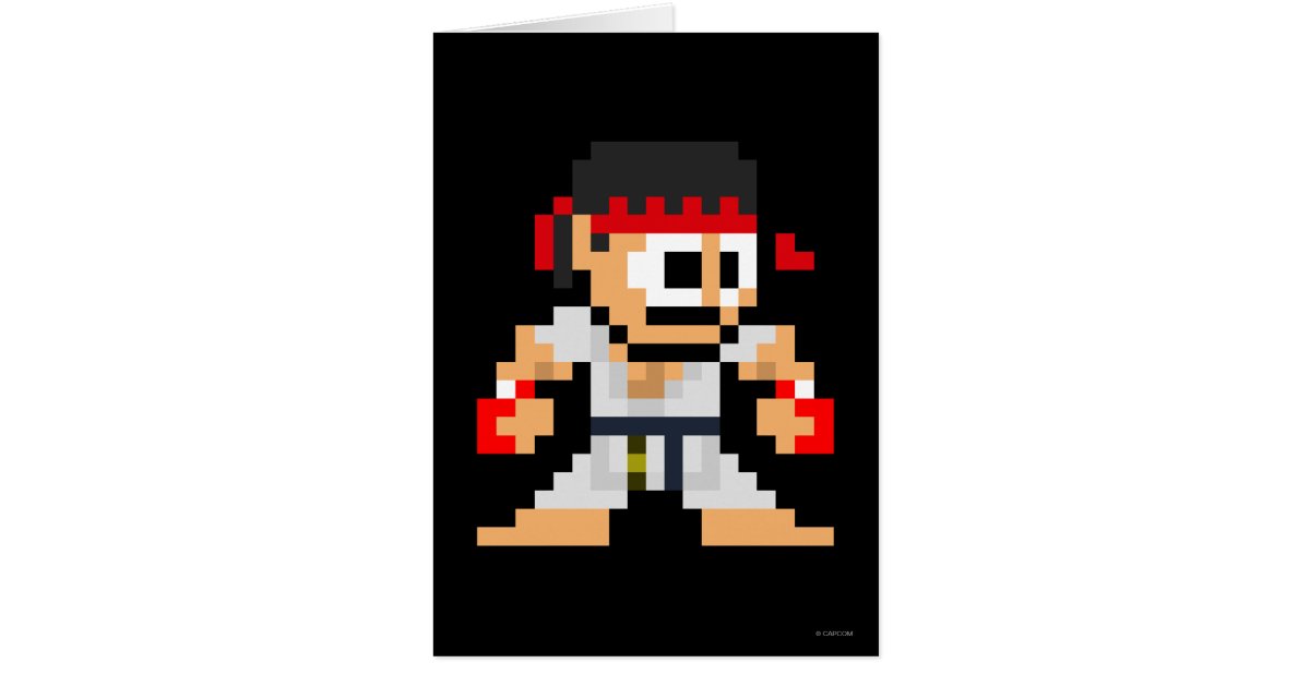 8-Bit Ryu | Zazzle