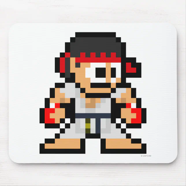 8-Bit Ryu Mouse Pad | Zazzle