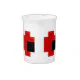 8 Bit Spooky Red Eyes Beverage Pitcher | Zazzle