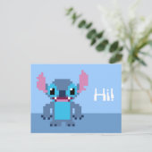 8-Bit Stitch Postcard | Zazzle