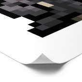 8-bit Wizard Pixel Art Poster | Zazzle