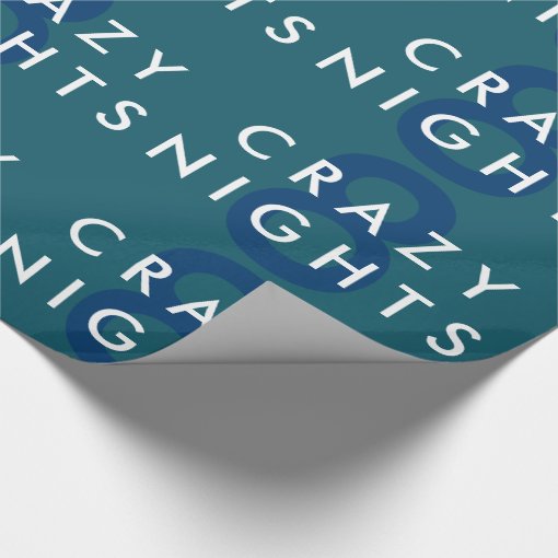 8 Crazy Nights Hanukkah Wrapping Paper | Zazzle