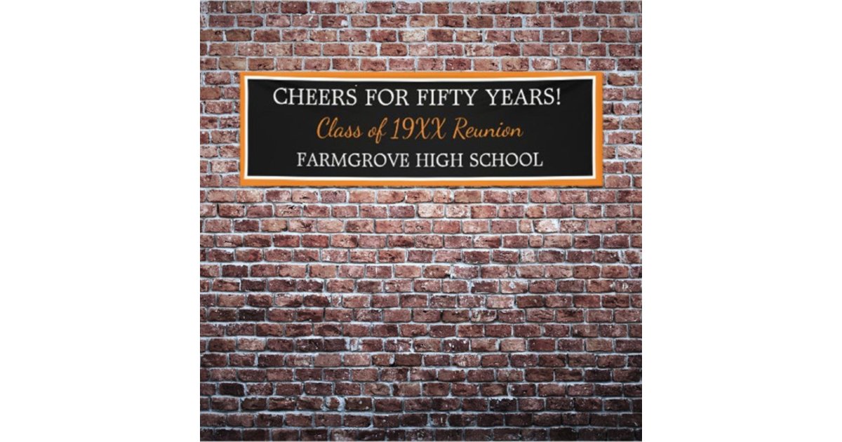 8 ft Banner! Special Class reunion Banner | Zazzle