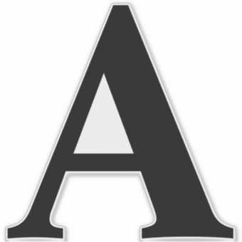 8 Inch Adhesive Alphabet Letter Stickers | Zazzle