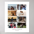 8 Photo Love Collage Poster | Zazzle