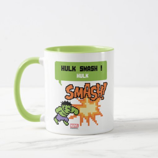8Bit Hulk Attack - Hulk Smash! Mug | Zazzle