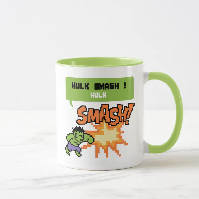 8Bit Hulk Attack - Hulk Smash! Mug | Zazzle