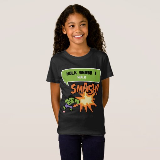 8Bit Hulk Attack - Hulk Smash! T-Shirt | Zazzle