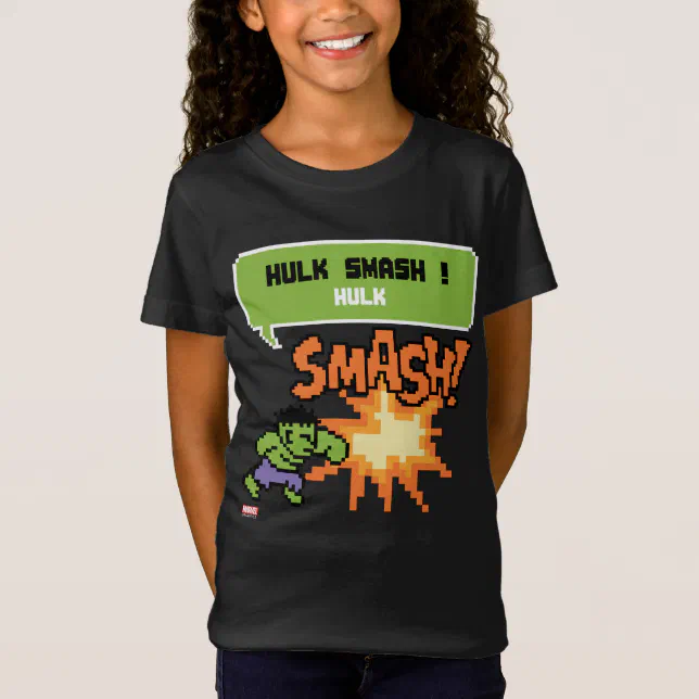 8Bit Hulk Attack - Hulk Smash! T-Shirt | Zazzle