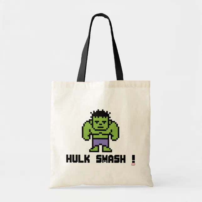 8Bit Hulk - Hulk Smash! Tote Bag | Zazzle