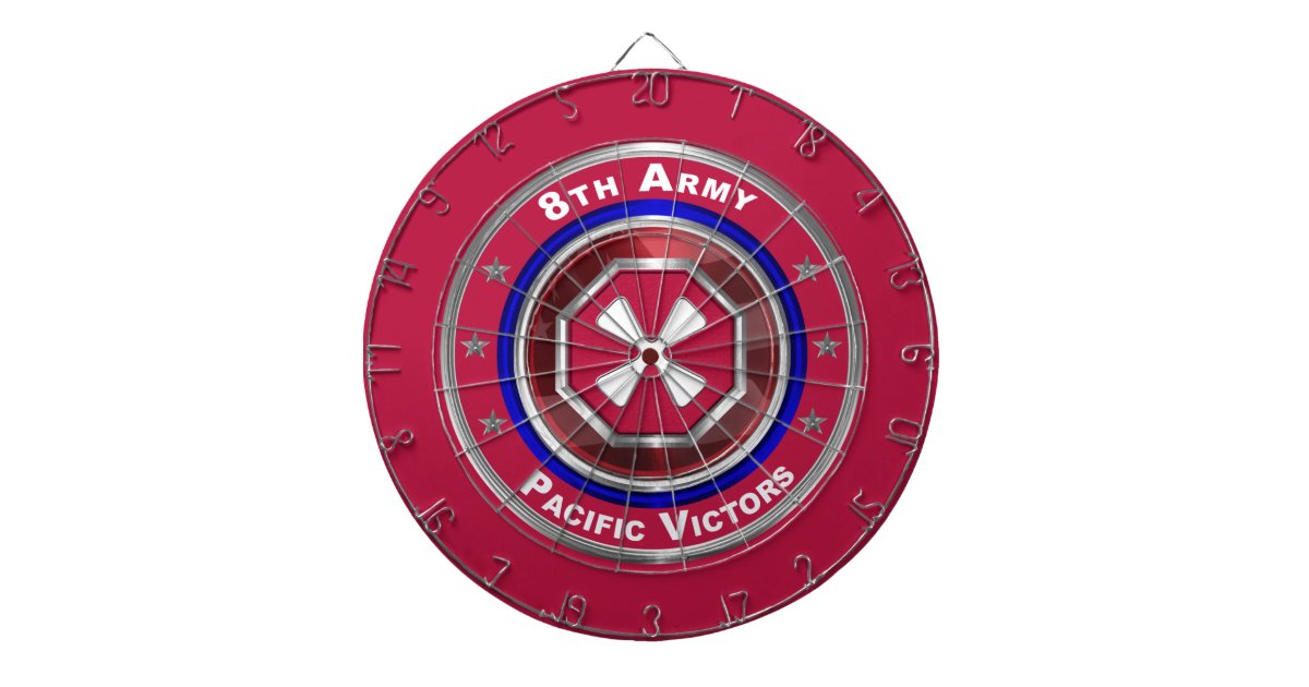 8th Army Dart Board | Zazzle