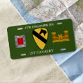 8TH ENGINEER BATTALION 1ST CAVALRY LICENSE PLATE | Zazzle