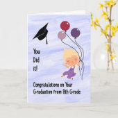 8th Grade Graduation Card for Boy | Zazzle