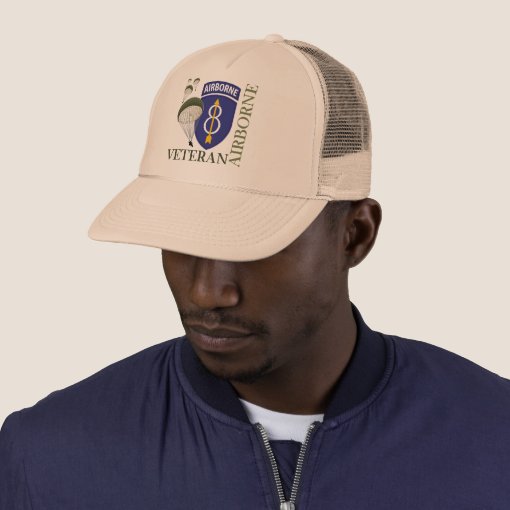 8th Infantry Division Airborne Trucker Hat | Zazzle