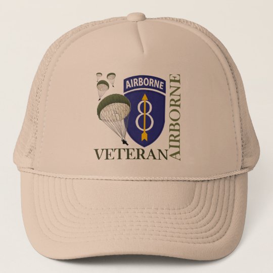8th Infantry Division Airborne Trucker Hat | Zazzle.com
