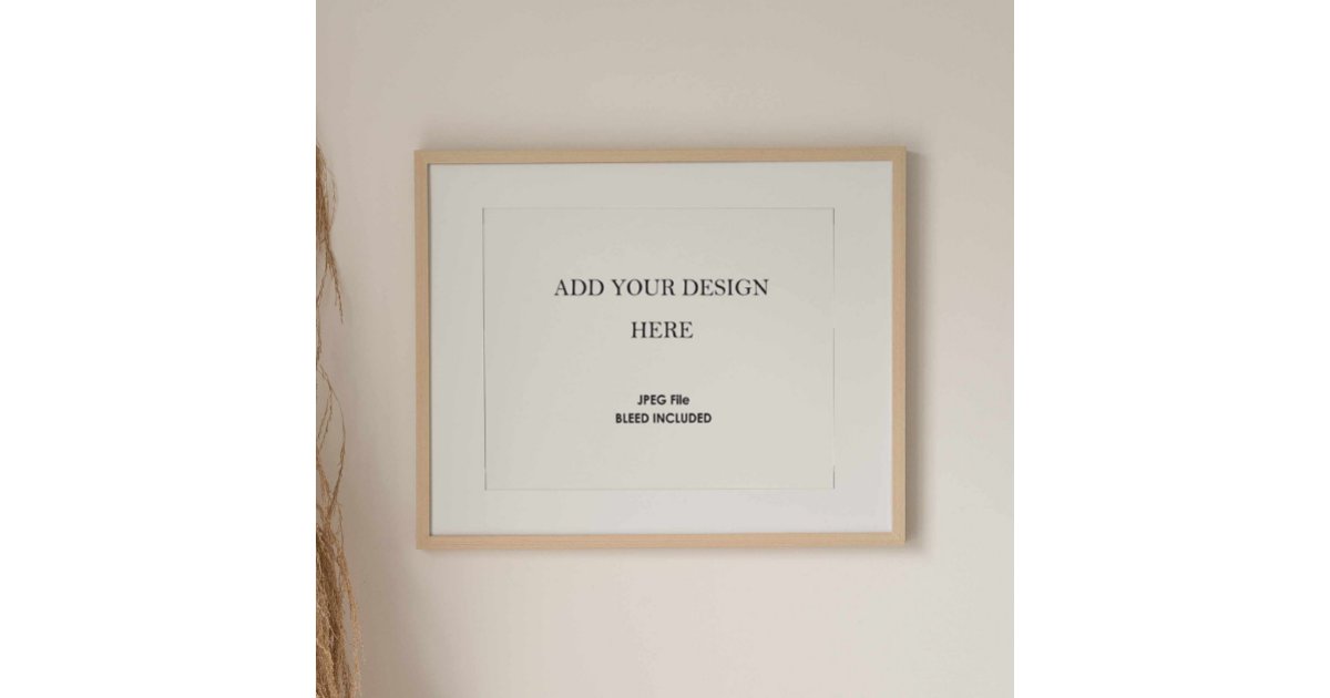 8x10" Poster Wall Art Horizontal | Zazzle