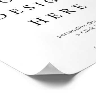 8x10" Vertical/Portrait Poster Sign | Zazzle