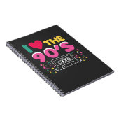 90er Outfit I Love the 90s Retro Oldschool Notebook | Zazzle