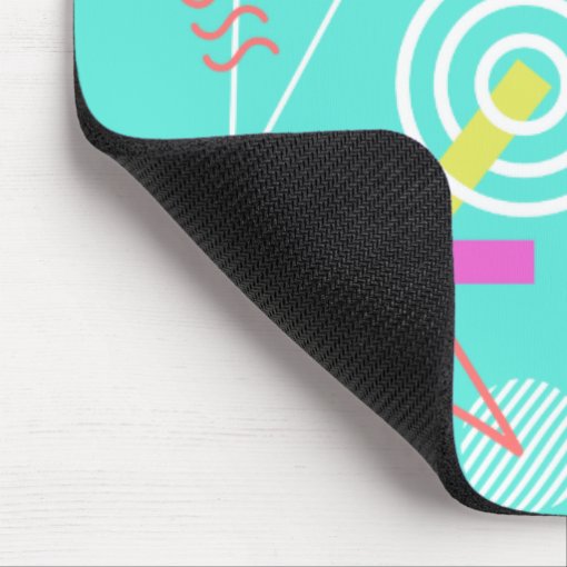 90s geometric pattern mouse pad | Zazzle