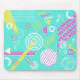 90s geometric pattern mouse pad | Zazzle