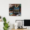 90's Hip Hop Blue-Oooh Baby Baby-Bar Sign | Zazzle