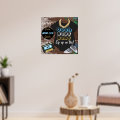 90's Hip Hop Blue-Oooh Baby Baby-Bar Sign | Zazzle