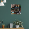 90's Hip Hop Blue-Oooh Baby Baby-Bar Sign | Zazzle