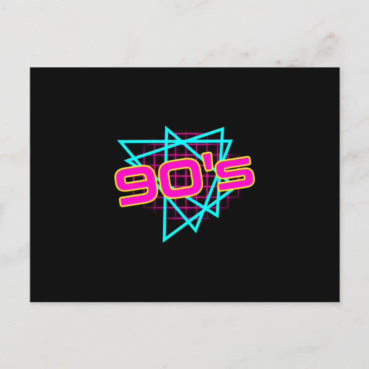 90s Retro 1990 Vintage 90s Lover 90s Costume Postcard | Zazzle
