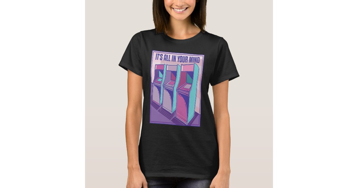 90s Retro Player Vaporwave 80s Arcade Machine Vint T-Shirt | Zazzle