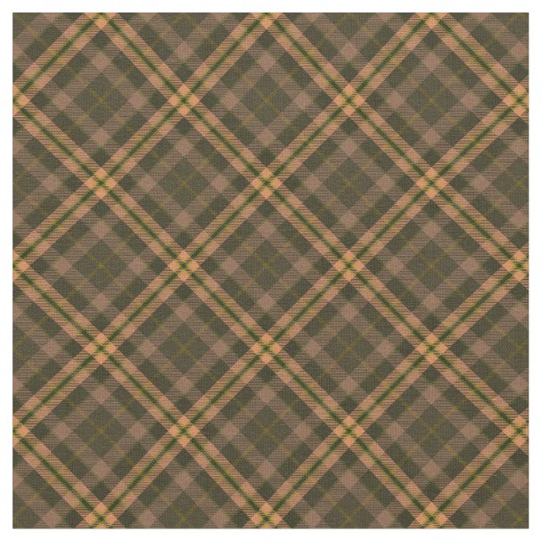 90s Slanted Plaid Grunge Black Black Green Pattern Fabric | Zazzle