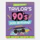 90s Welcome Sign, 90s Party Theme Welcome Sign | Zazzle