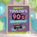 90s Welcome Sign, 90s Party Theme Welcome Sign | Zazzle