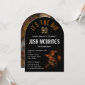 90th Birthday Photo Cowboy Hat Boots Masculine Invitation | Zazzle