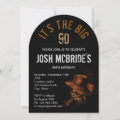 90th Birthday Photo Cowboy Hat Boots Masculine Invitation | Zazzle