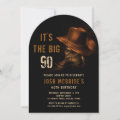90th Birthday Photo Rustic Cowboy Hat Boots Invitation | Zazzle
