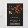 90th Birthday Photo Rustic Cowboy Hat Boots Invitation | Zazzle