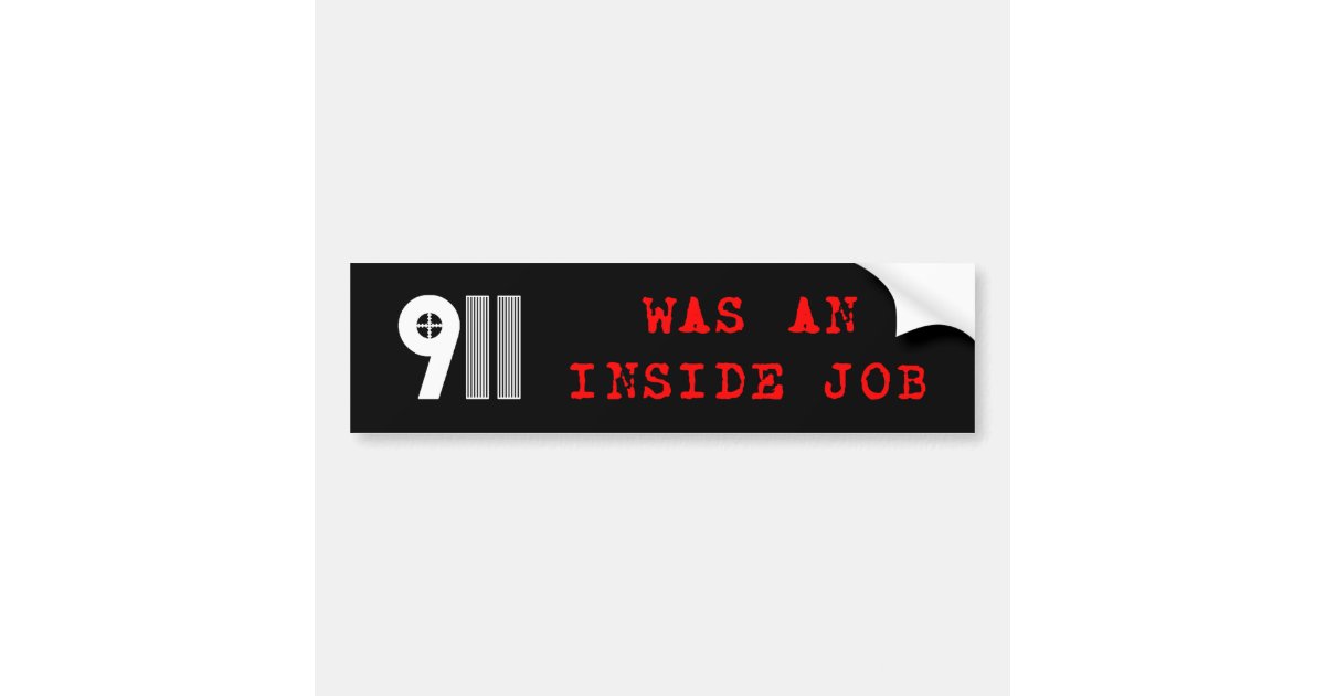 911 Bumper Sticker | Zazzle