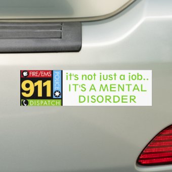 911 Operator Bumper Sticker | Zazzle