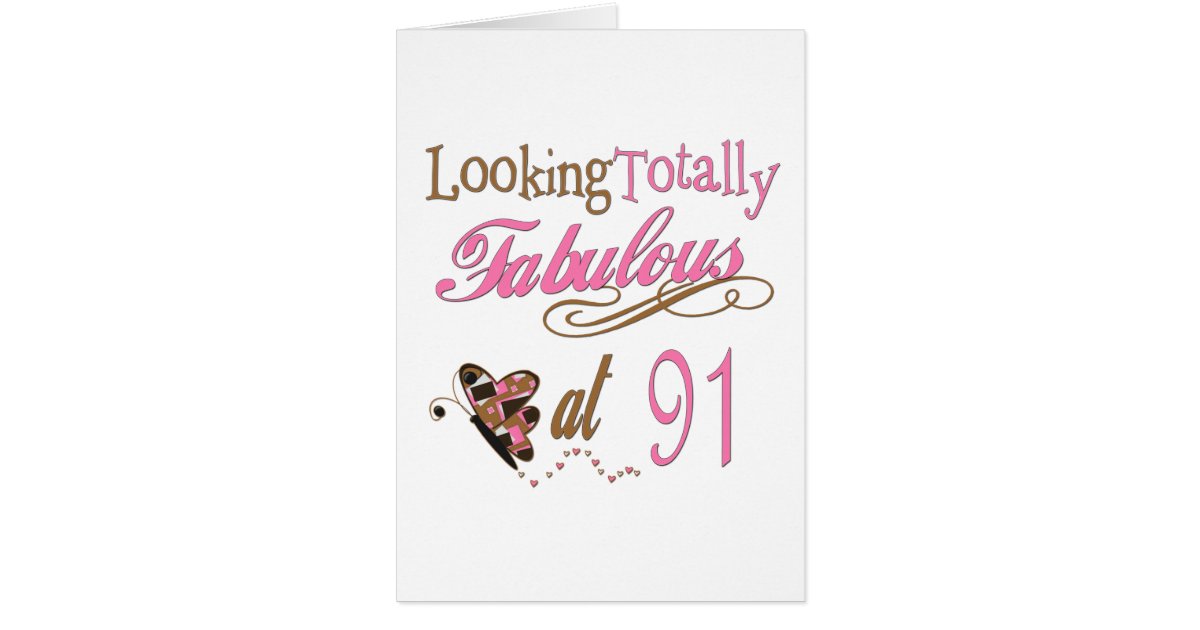 91st Birthday Card | Zazzle.com