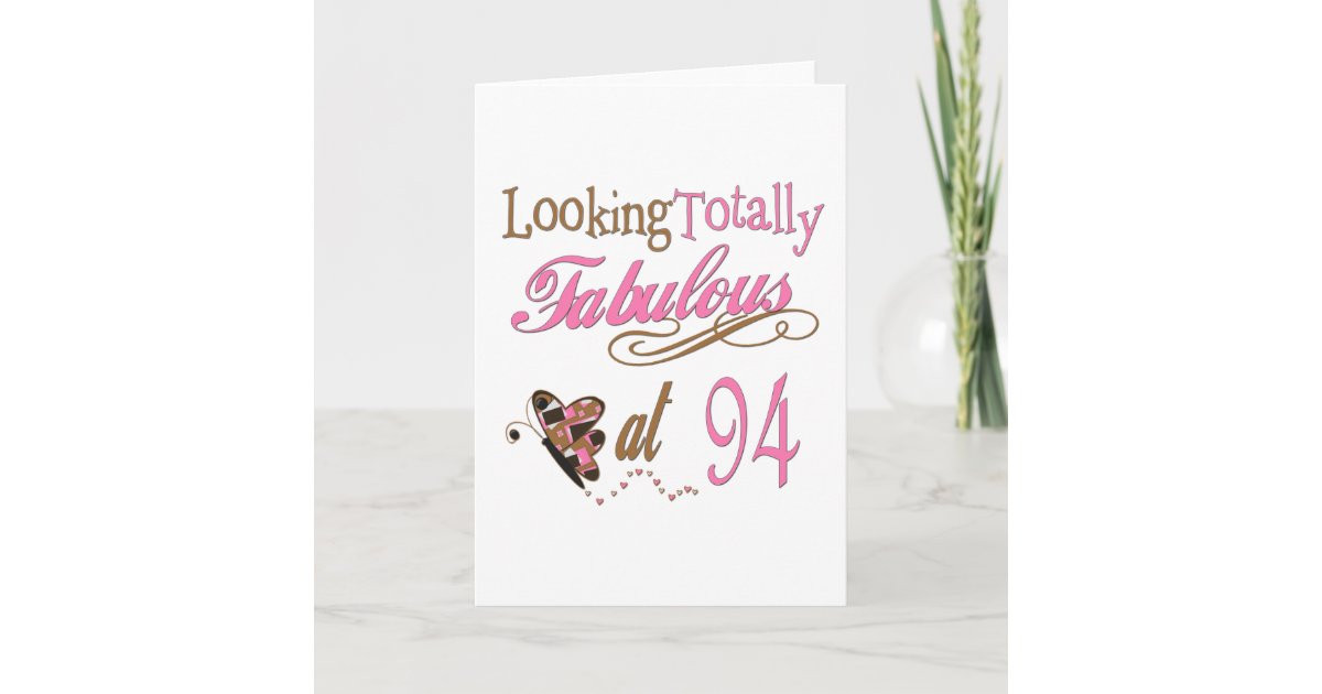 94th Birthday Card | Zazzle