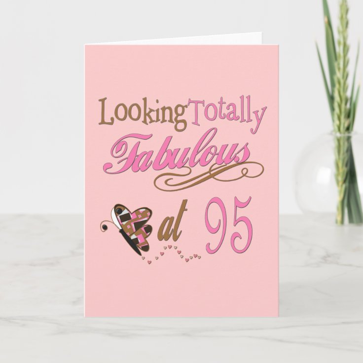 95th Birthday Card | Zazzle