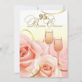 95th Birthday Celebration Custom Invitations | Zazzle