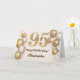 95th Birthday Gold Balloons and Confetti Birthday Card | Zazzle