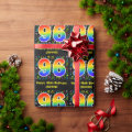 96th Birthday: Colorful Music Symbols, Rainbow 96 Wrapping Paper | Zazzle