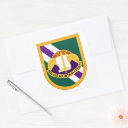 96TH CIVIL AFFAIRS BATTALION FLASH/DUI STICKERS | Zazzle