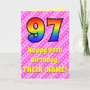 97th Birthday Cards | Zazzle