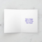 98th Birthday: Colorful Music Symbols + Rainbow 98 Card | Zazzle